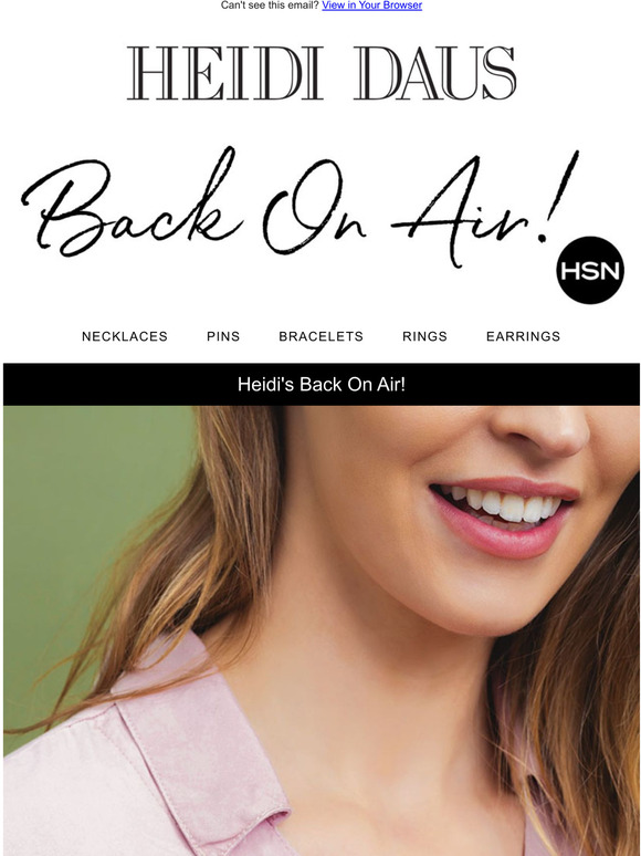 Heidi Daus: Tune In To Watch Heidi Live On HSN! | Milled