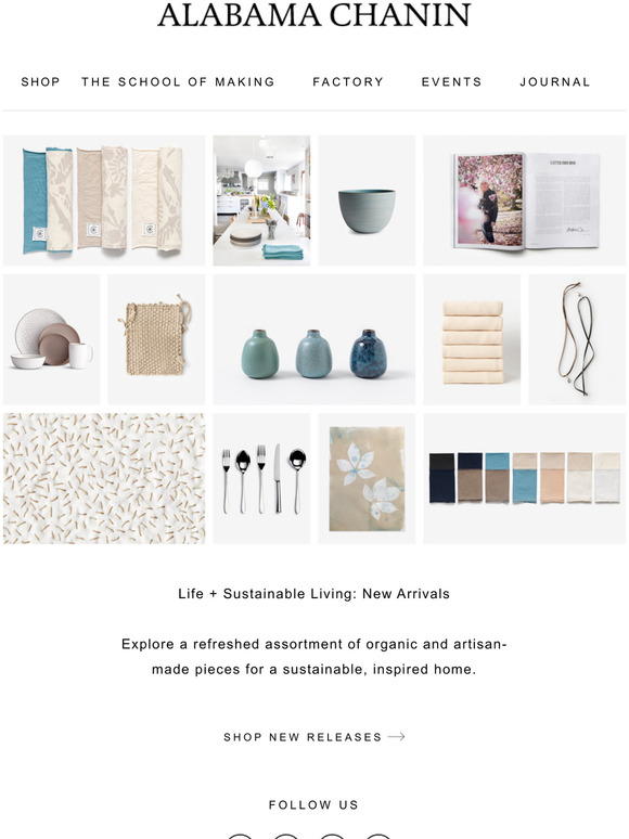 Alabama Chanin: New: Life + Sustainable Living | Milled