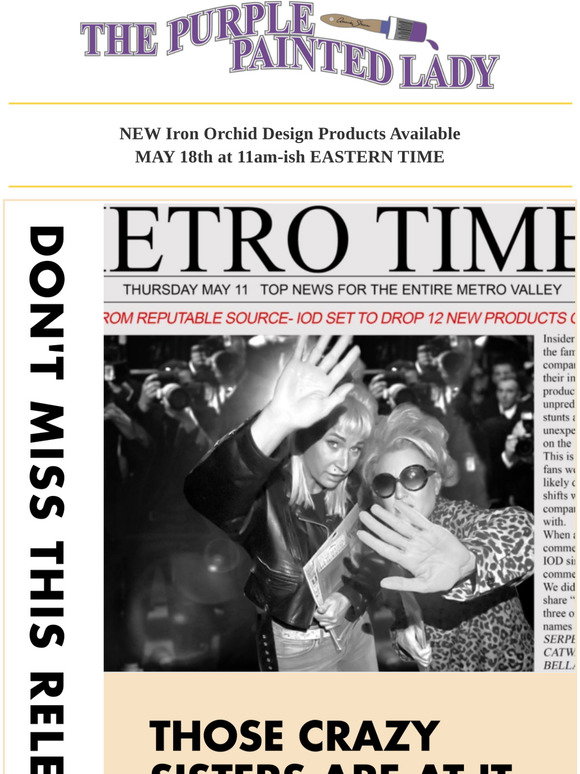 Sarah Hall Designs: NEW IOD PRODUCTS on 5/18- Don't Miss Out! | Milled