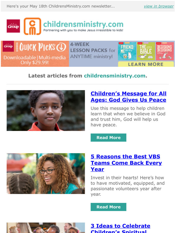 SimplyYouthMinistry.com: 5 Reasons the Best VBS Teams Come Back Every ...