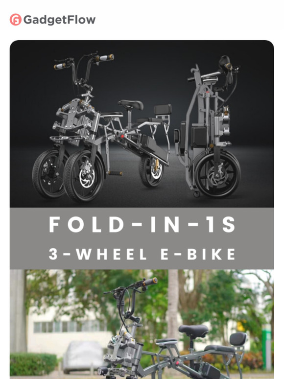 Gadget Flow: This foldable reverse 3-wheeler can handle all types of ...