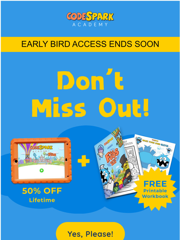 CodeSpark: Theres Still Time! | Milled