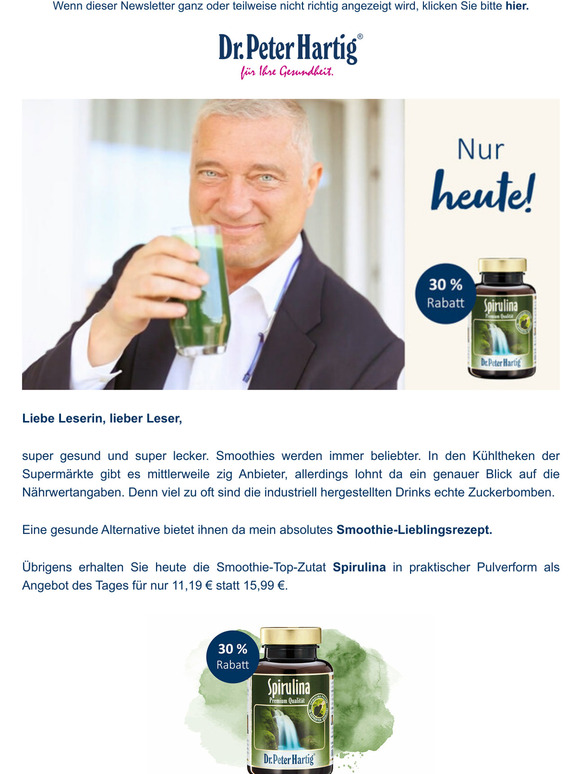 Dr. Peter Hartig: Dr. Hartig verrt Top-Rezept | Milled