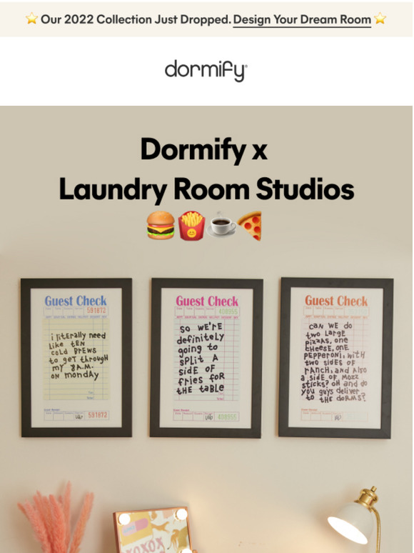 Dormify: EARLY ACCESS: dormify x laundry room studios | Milled