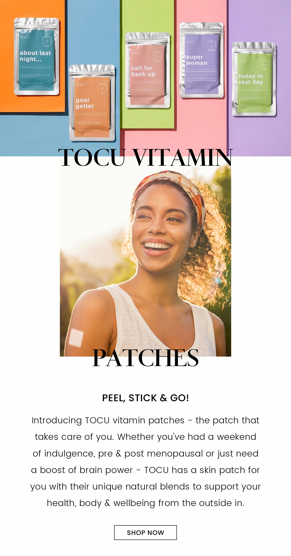 Oxygen Boutique: Introducing TOCU Vitamin Patches | Milled