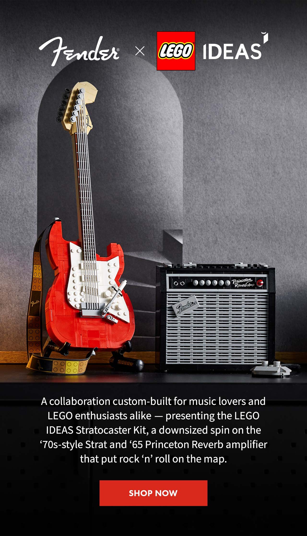 Fender UK: Recreate an Icon | Explore the LEGO IDEAS Strat | Milled