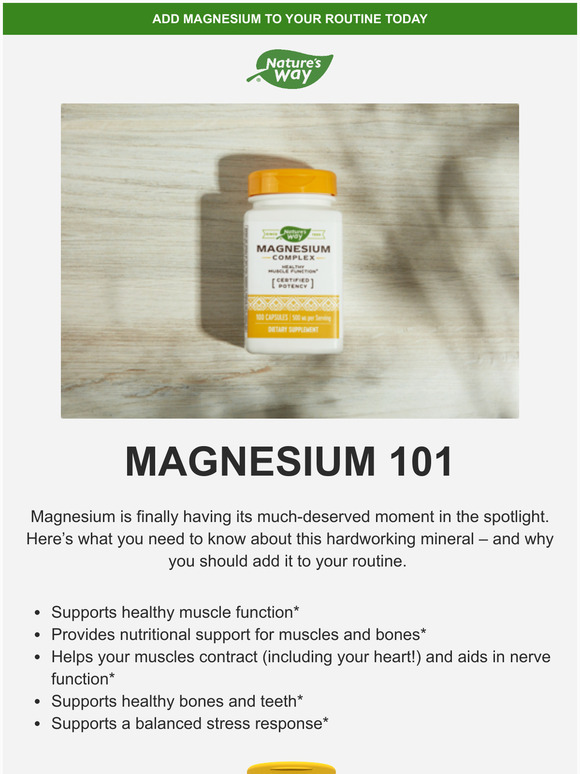Nature's Way: Everything you need to know about magnesium | Milled