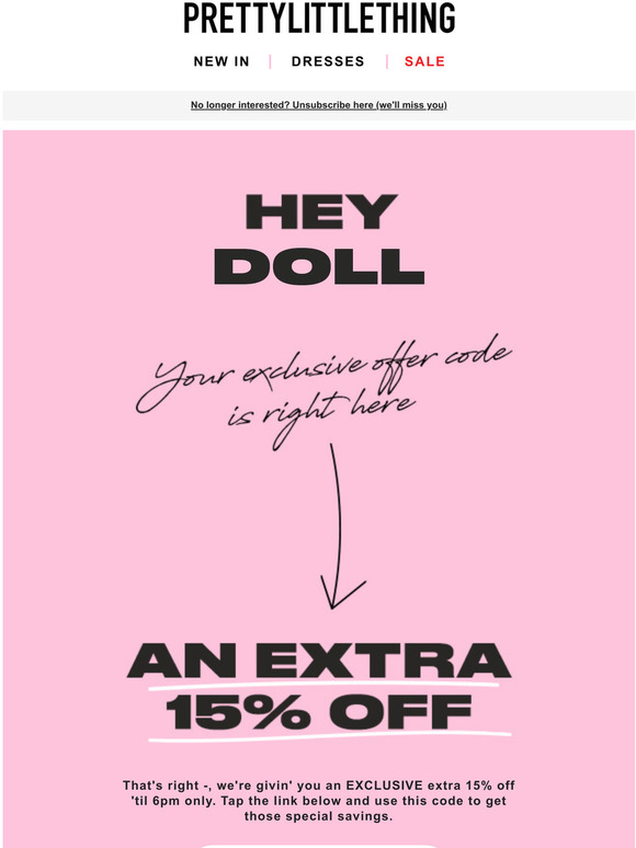 Pretty Little Thing: CONGRATULATIONS! You've been selected - | Milled