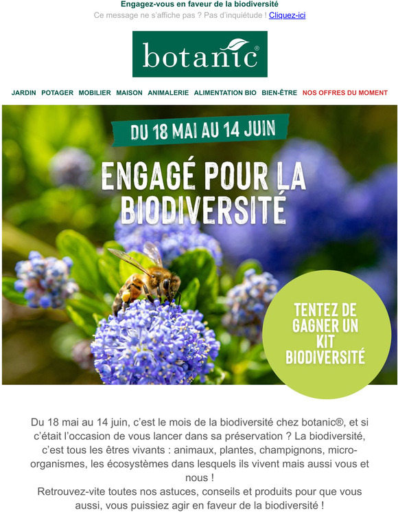 Botanic: Cest le mois de la biodiversit chez botanic | Milled