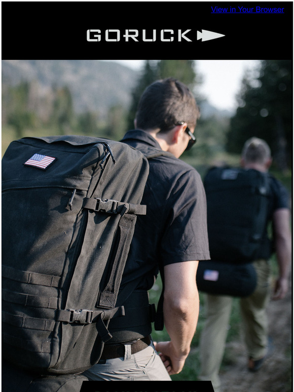 GORUCK: New and Back In Stock Gear | Milled