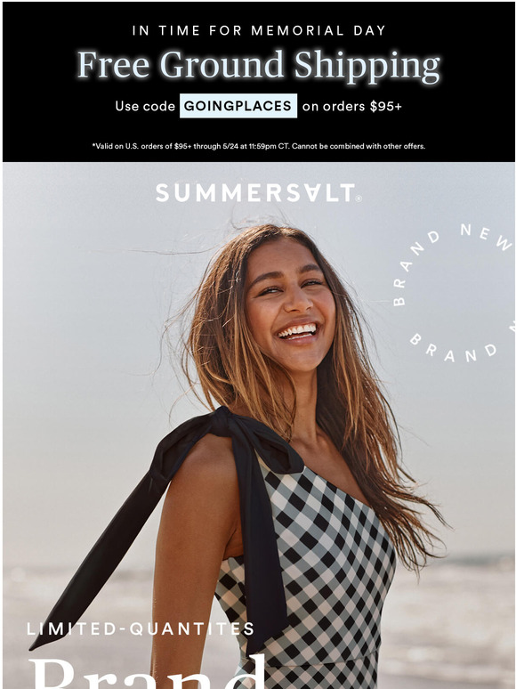 Summersalt: New & Limited Edition: Bows & Gingham | Milled