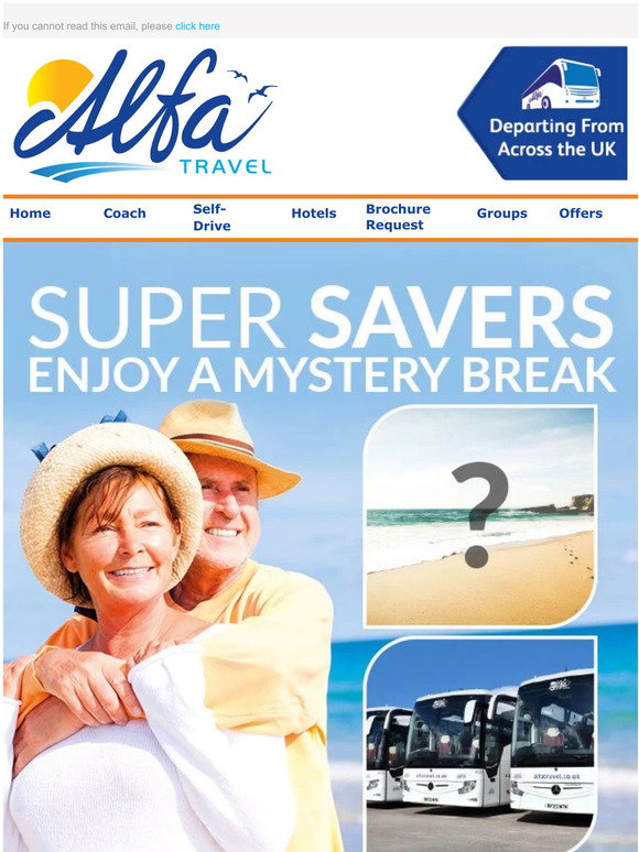 Alfa Travel: Book an amazing value Super Saver Break! | Milled