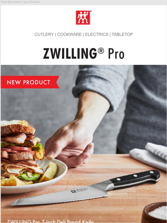 ZWILLING: Cut sandwiches like a Pro with our new Deli Knife | Milled
