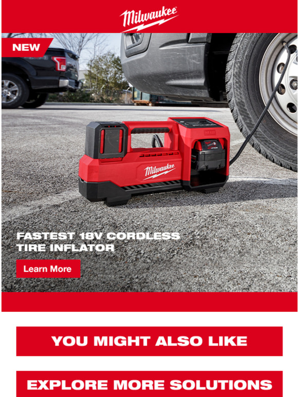 Milwaukee Tool: NEW! M18 Inflator | Milled