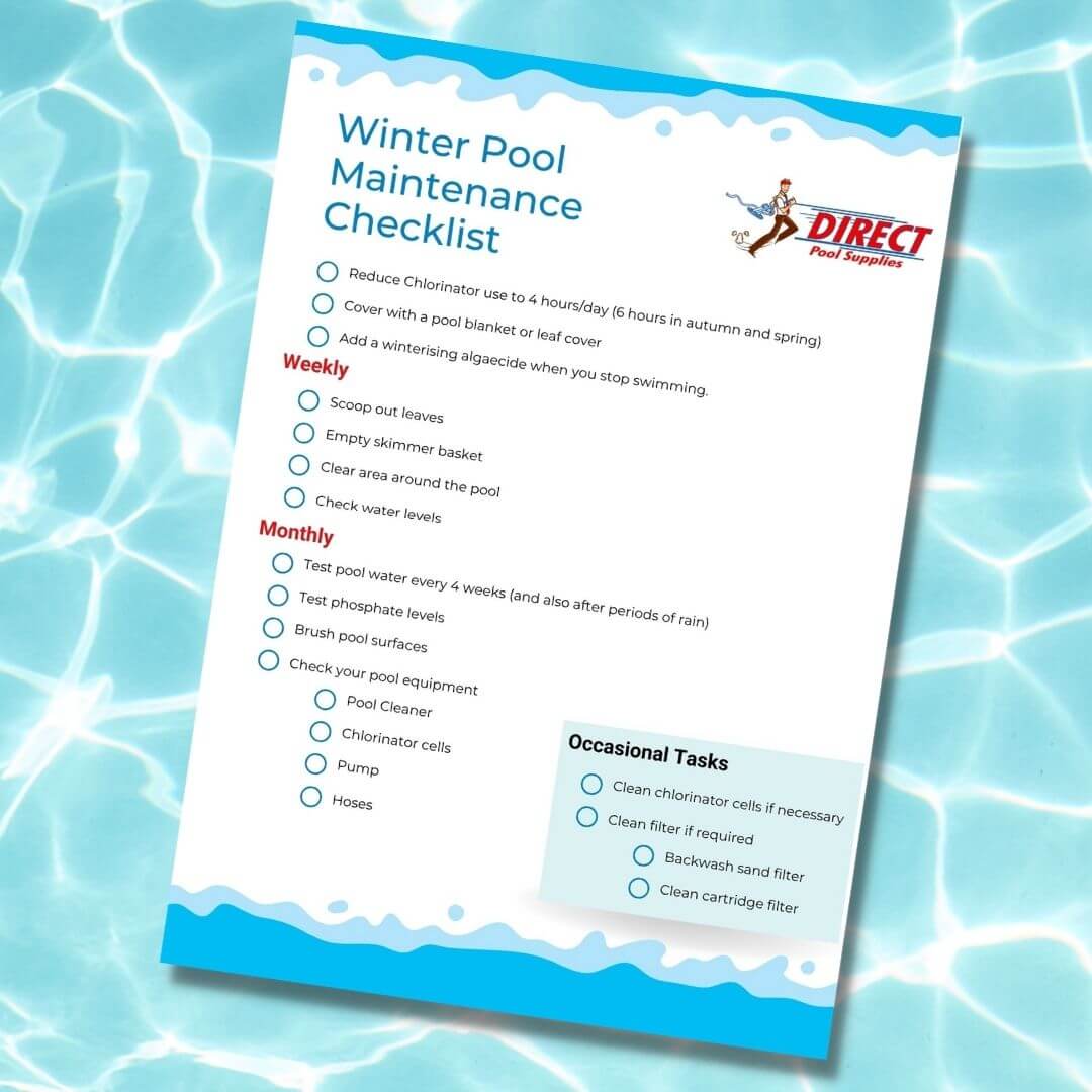 Direct Pool Supplies: Free Pool Winter Maintenance Checklist | Milled