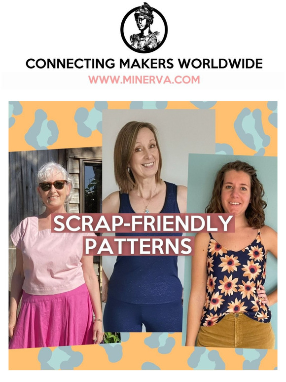 Minerva: Scrap-friendly patterns to sew with 1m of fabric! | Milled