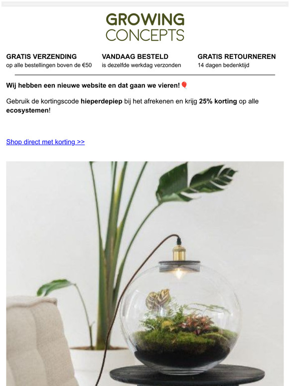 Growing Concepts NL: Laatste kans! Wij hebben een nieuwe website en dat ...