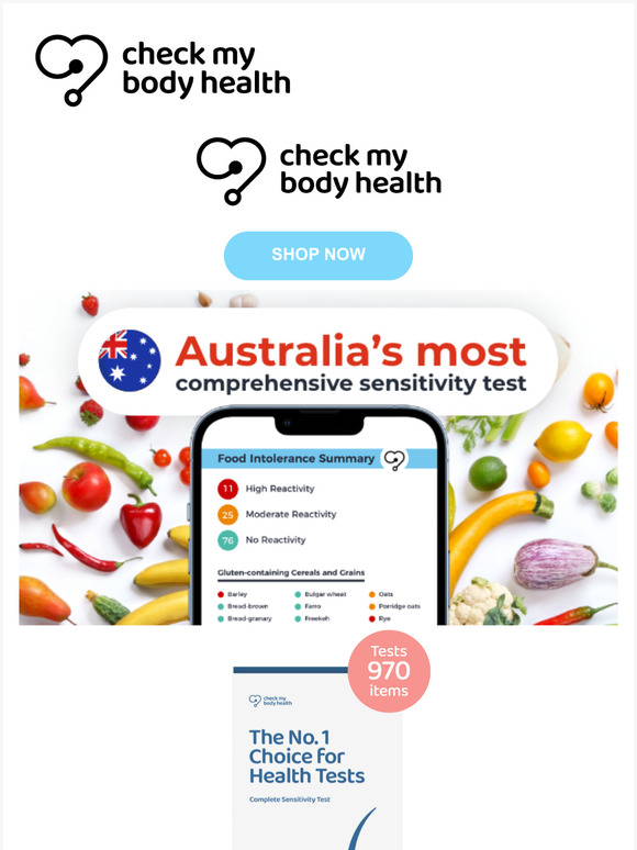 Check My Body Health: The most comprehensive sensitivity test available ...