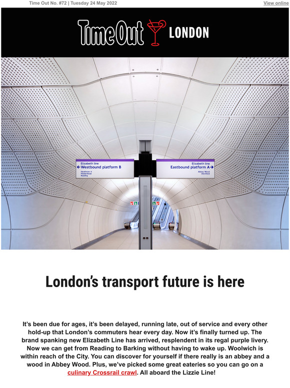 Time Out: The Elizabeth Line is finally open and its a brave new world ...