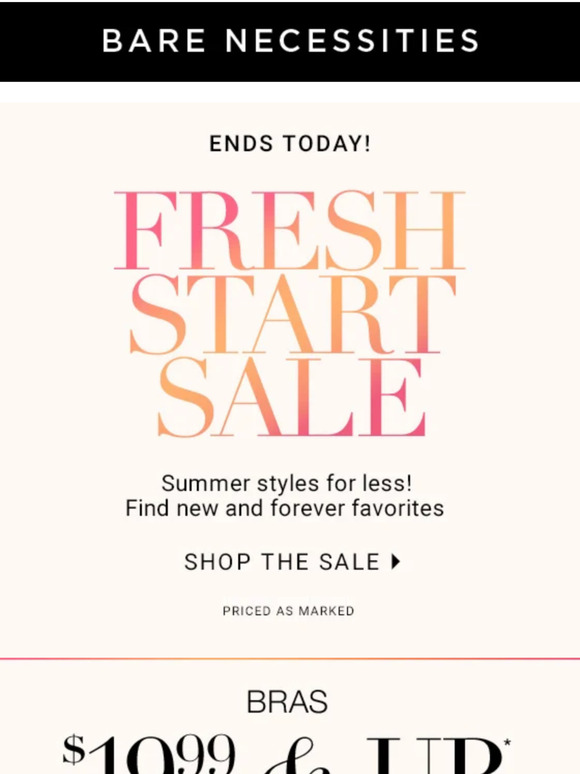 Bare Necessities: Summer Styles For Less: Bras From $19.99, Swim Up To ...