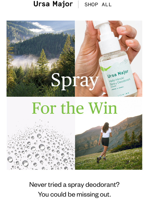 Ursa Major: Yay, spray! | Milled