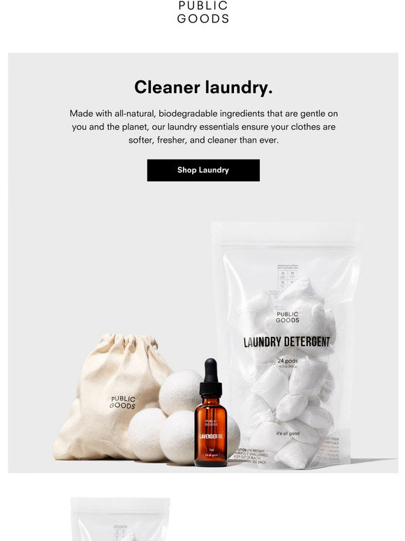 Public Goods: Cleaner than ever. | Milled