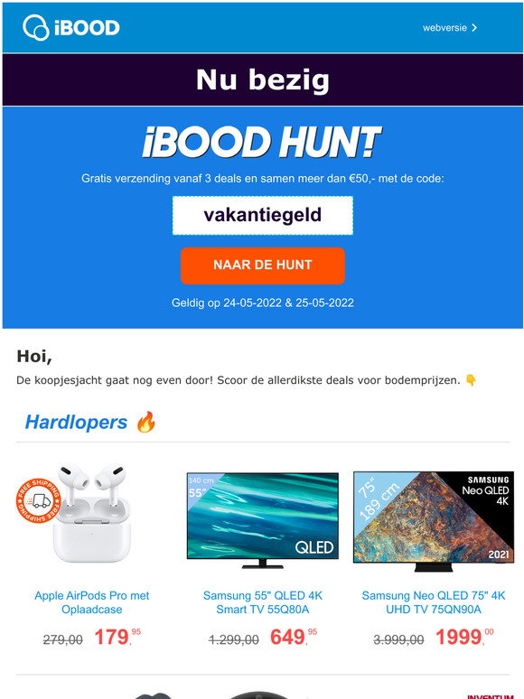 iBood NL: Nu! De grootste online koopjesjacht | Milled