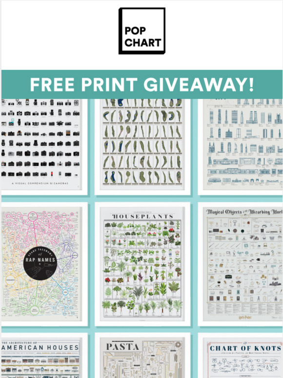 Pop Chart Lab: Enter to Win a FREE PRINT! | Milled