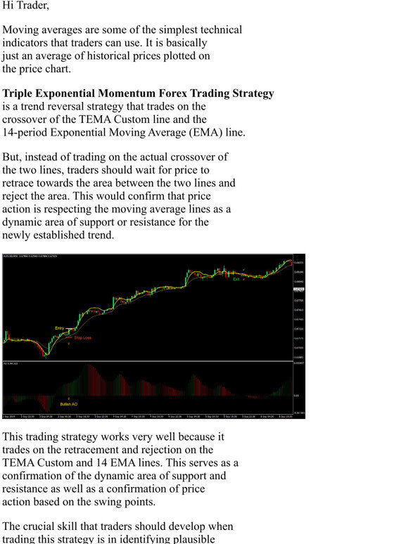 Forex MT4 Indicators: [Paid] Triple Exponential Momentum Forex Trading ...
