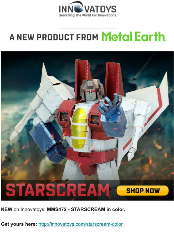 InnovaToys: STARSCREAM in color is here!!! Complete your Transformers ...