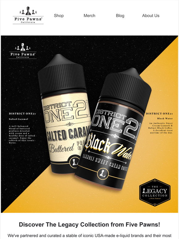 Five Pawns: Discover the Legacy Collection from Five Pawns! | Milled