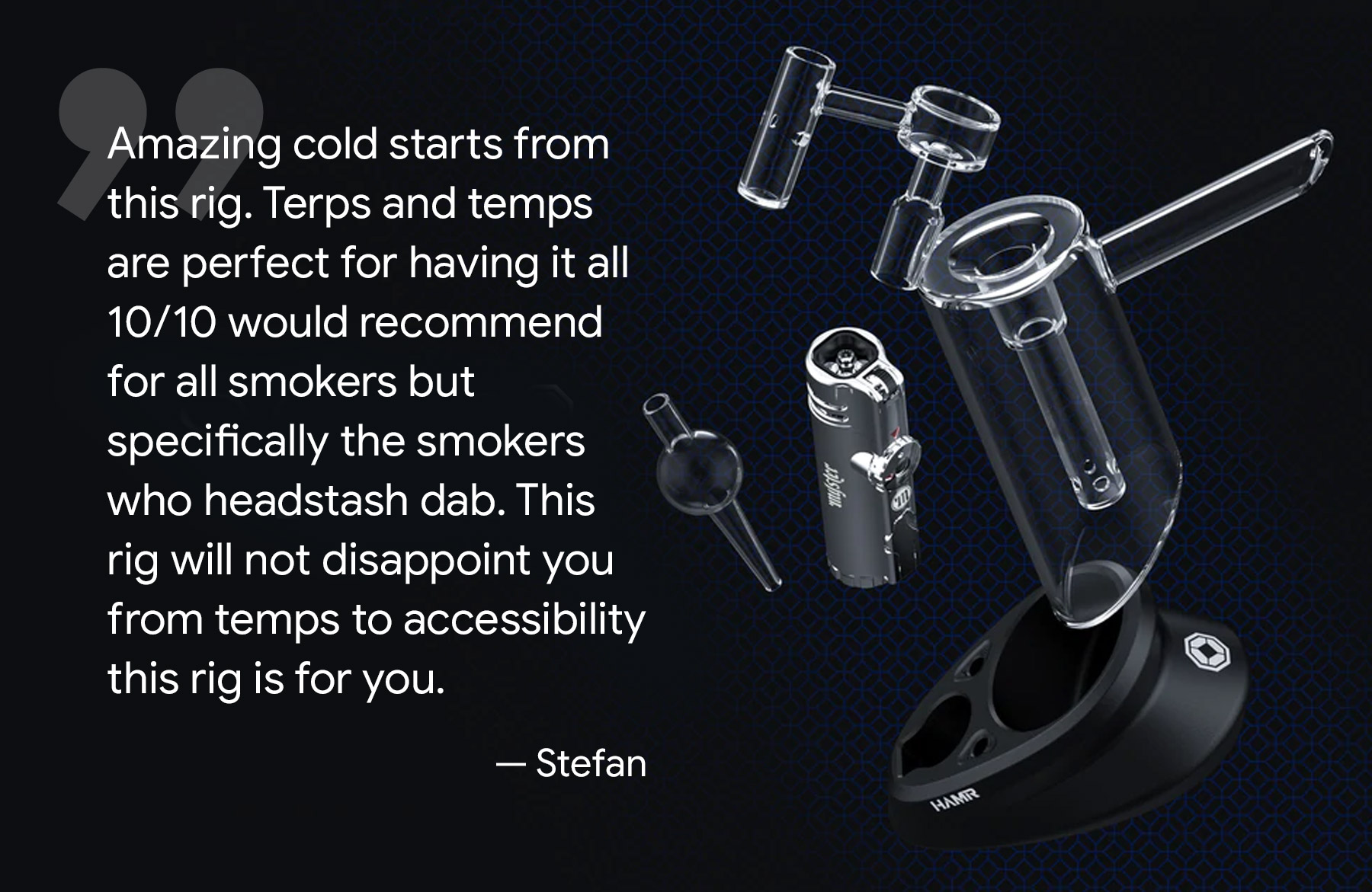 Myster: Get in on the next big thing - HAMR Cold Start Dab Rig | Milled