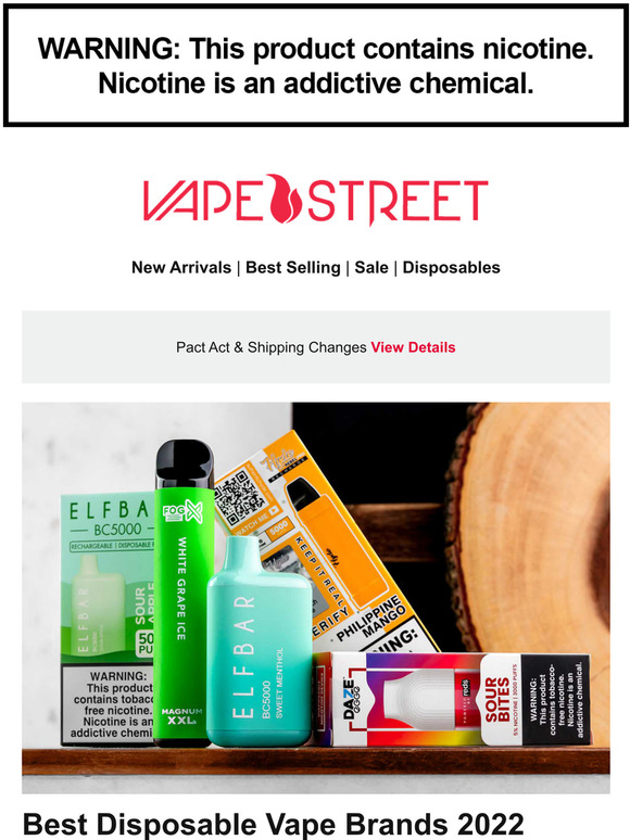 Vape Street: Best Disposable Vape Brands 2022 | Milled
