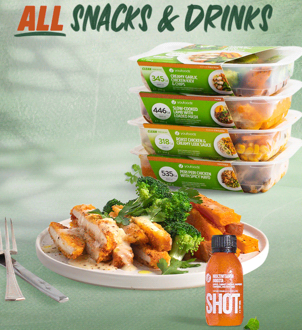 Youfoodz: All snacks & drinks on sale NOW! | Milled