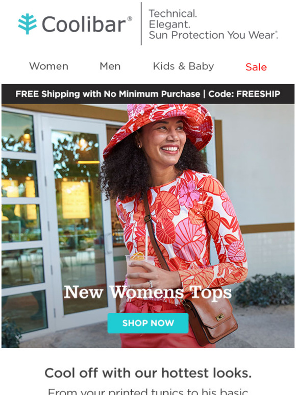 Coolibar: Eye-catching NEW prints that block UV rays! | Milled