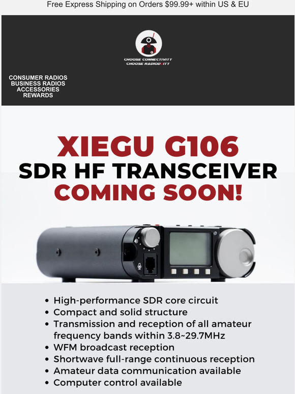 Radioddity: New Product Coming: Xiegu G106 | Milled