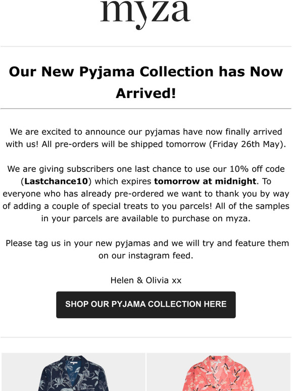 myza: Our New Collection has Arrived! | Milled