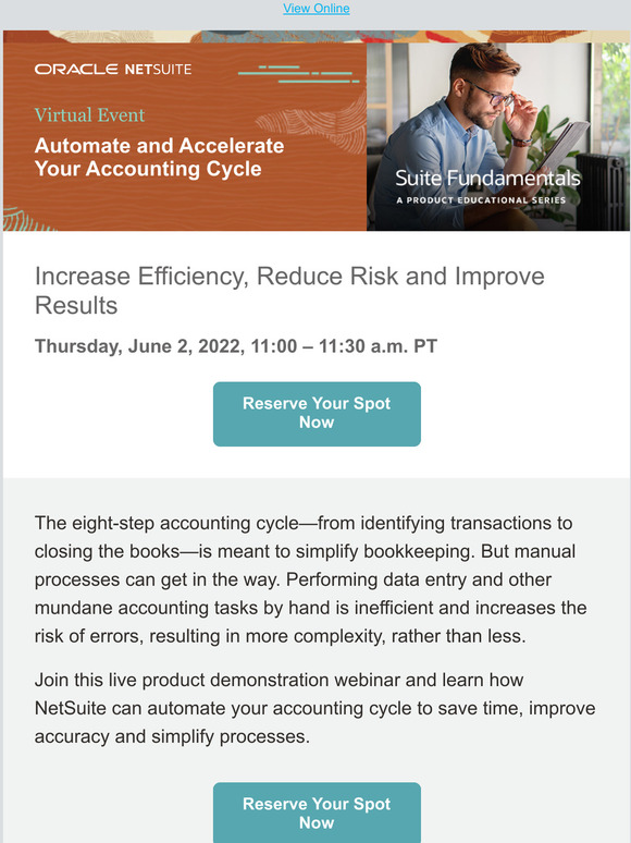 NetSuite: Event: Automate and Accelerate Your Accounting Cycle | Milled