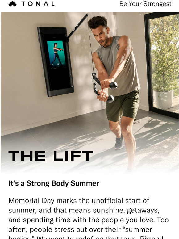 Tonal: The Summer Body, Redefined | Milled