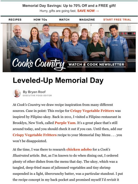 America's Test Kitchen: Watch and Cook: Leveled-Up Memorial Day | Milled