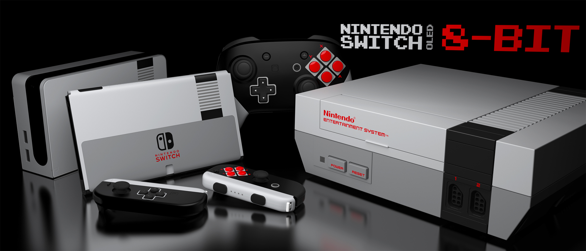 Colorware: ColorWare Nintendo Switch OLED 8-bit Now Available | Milled