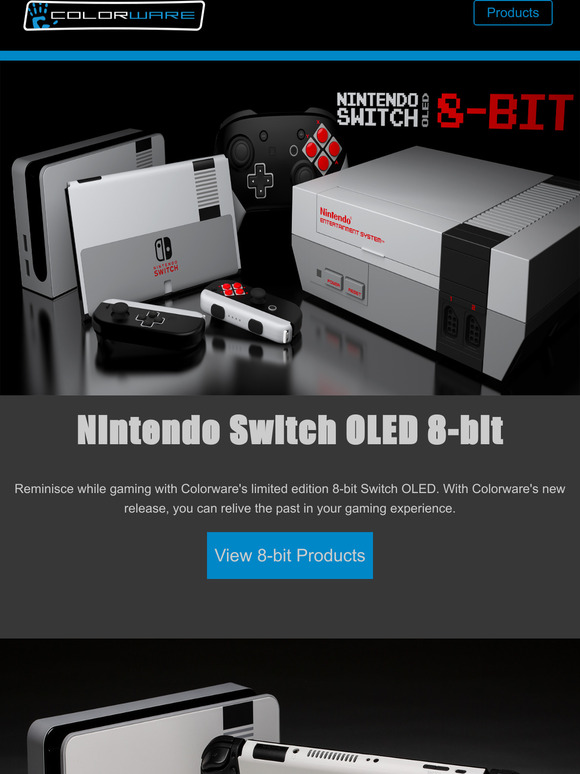 Colorware: ColorWare Nintendo Switch OLED 8-bit Now Available | Milled