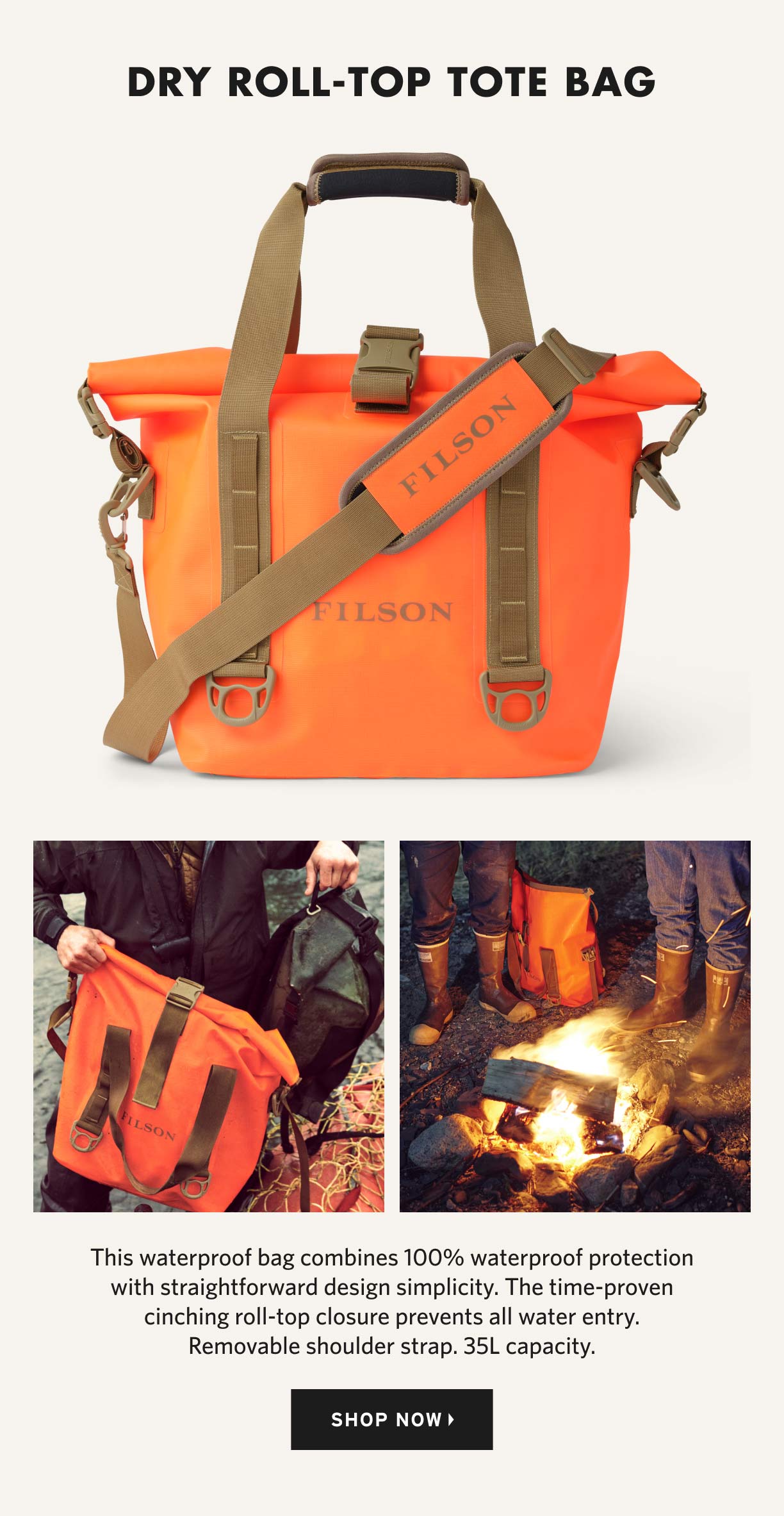 Filson: Waterproof Dry Bags | Milled