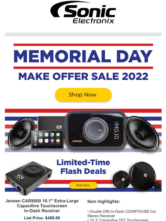 Sonic Electronix: Unlock Stellar Sound Just In Time For Summer! | Milled