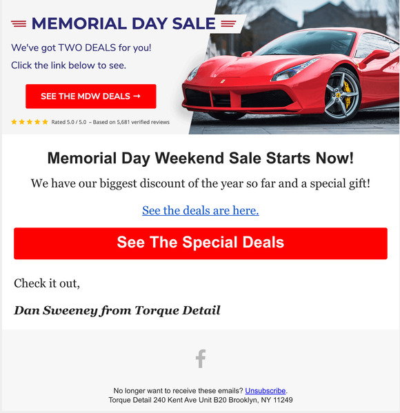Torque Detail: MDW = Our BIGGEST SALE Yet! | Milled