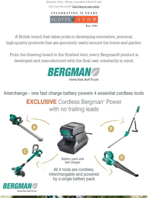 Scotts of Stow: Get your Garden Summer Ready with Bergman Tools | Milled