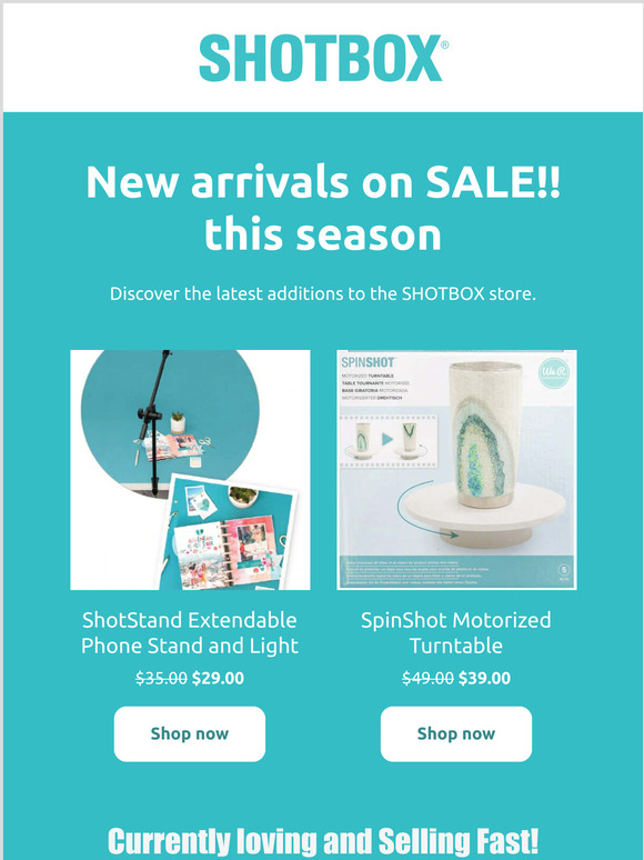 SHOTBOX: Newly launched SHOTBOX Phone Stand and Turntable are here and ...