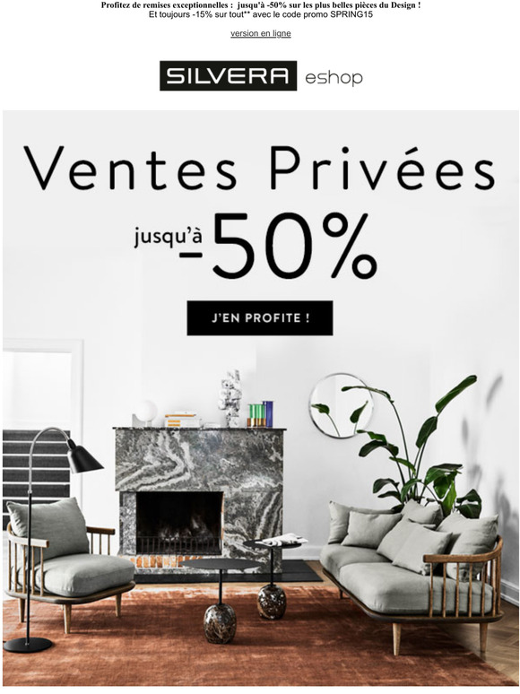 Silvera: Nouveauts sur nos Ventes Prives ! vite... | Milled