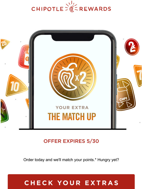 Chipotle: THE MATCH UP: Your new Extra is here | Milled