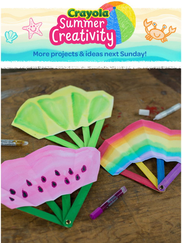 Crayola: Weekly Creativity: Summer Vibes | Milled